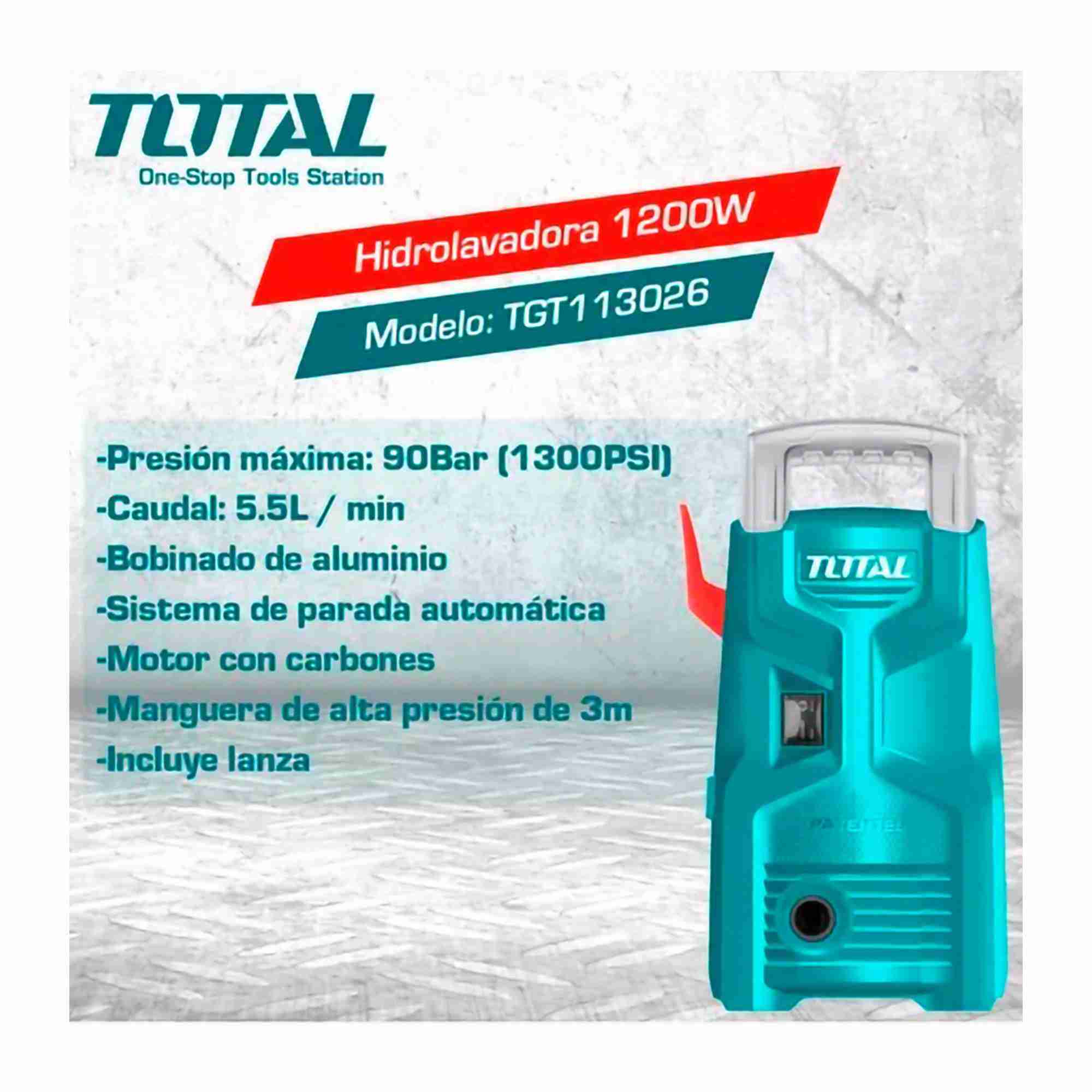 Hidrolavadora 1200w Carros Autos Compacta Casa Ingco Pared - Importaciones Hibrida Tienda Oficial