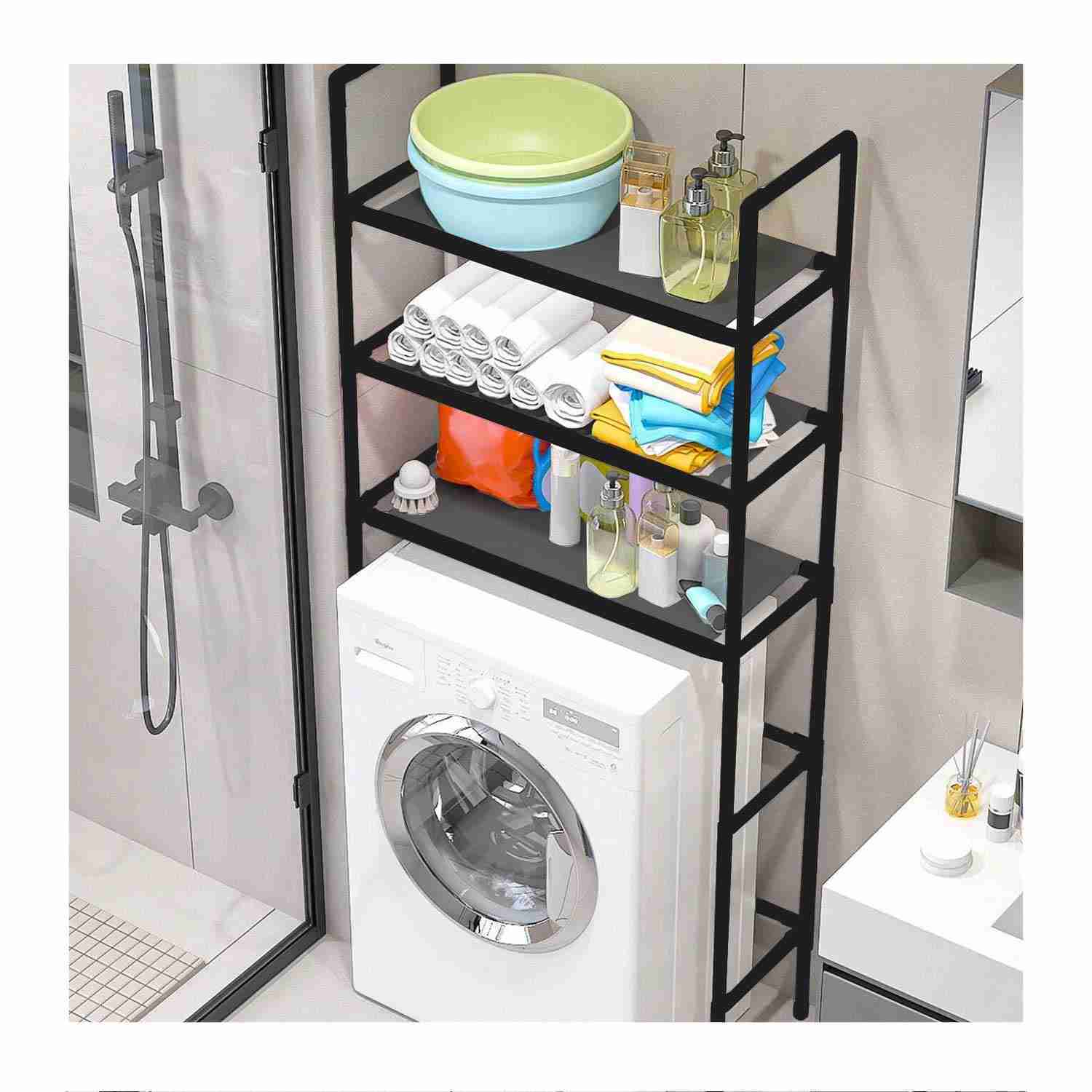 ESTANTE DE LAVADORA 3 NIVELES MULTIFUNCIONAL RACK ORGANIZADOR - Importaciones Hibrida Tienda Oficial