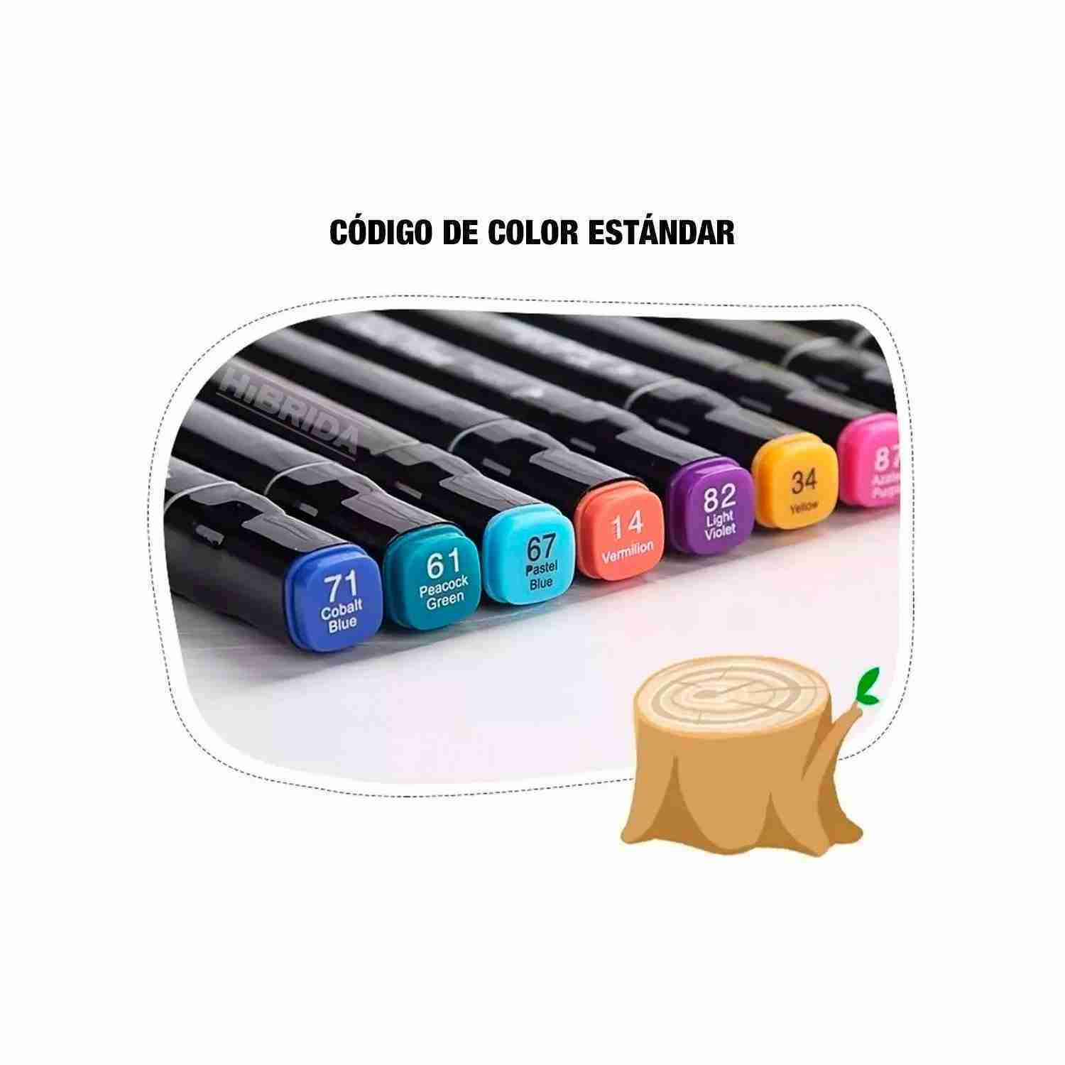 PLUMONES MARCADORES TOUCH DOBLE PUNTA COLOREA 48PCS PRO - TOUCH-48 ...