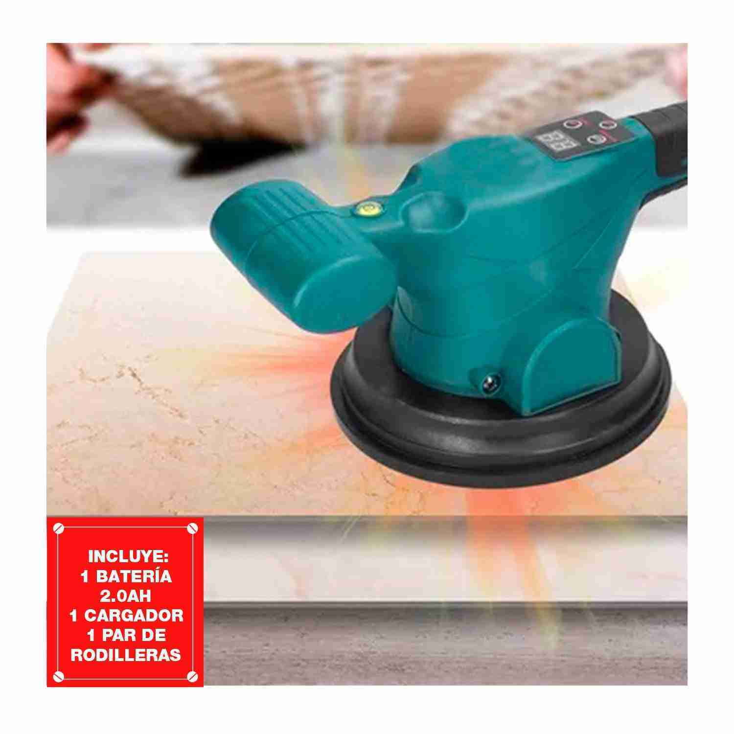 VENTOSA VIBRADOR 50K INALÁMBRICA 20V + RODILLERAS TOTAL - TTVLI20101 ...